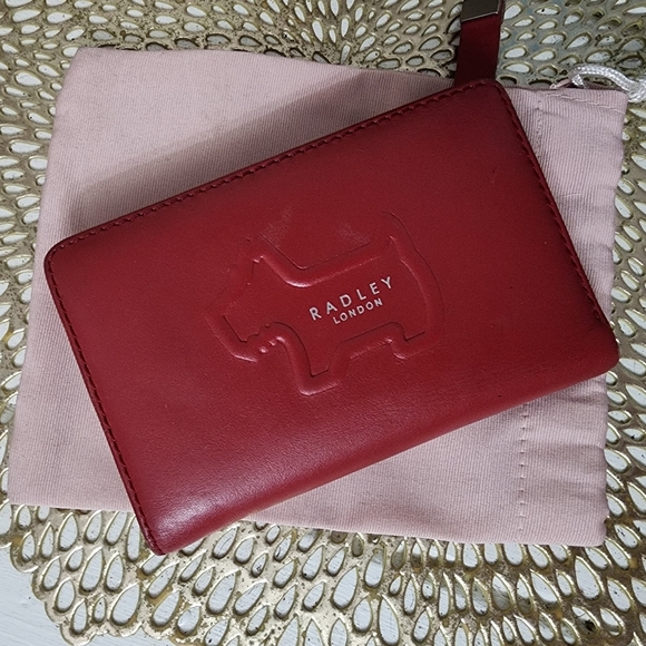 RADLEY LONDON | Bags | Radley London Red Leather Bifold Wallet | Poshmark